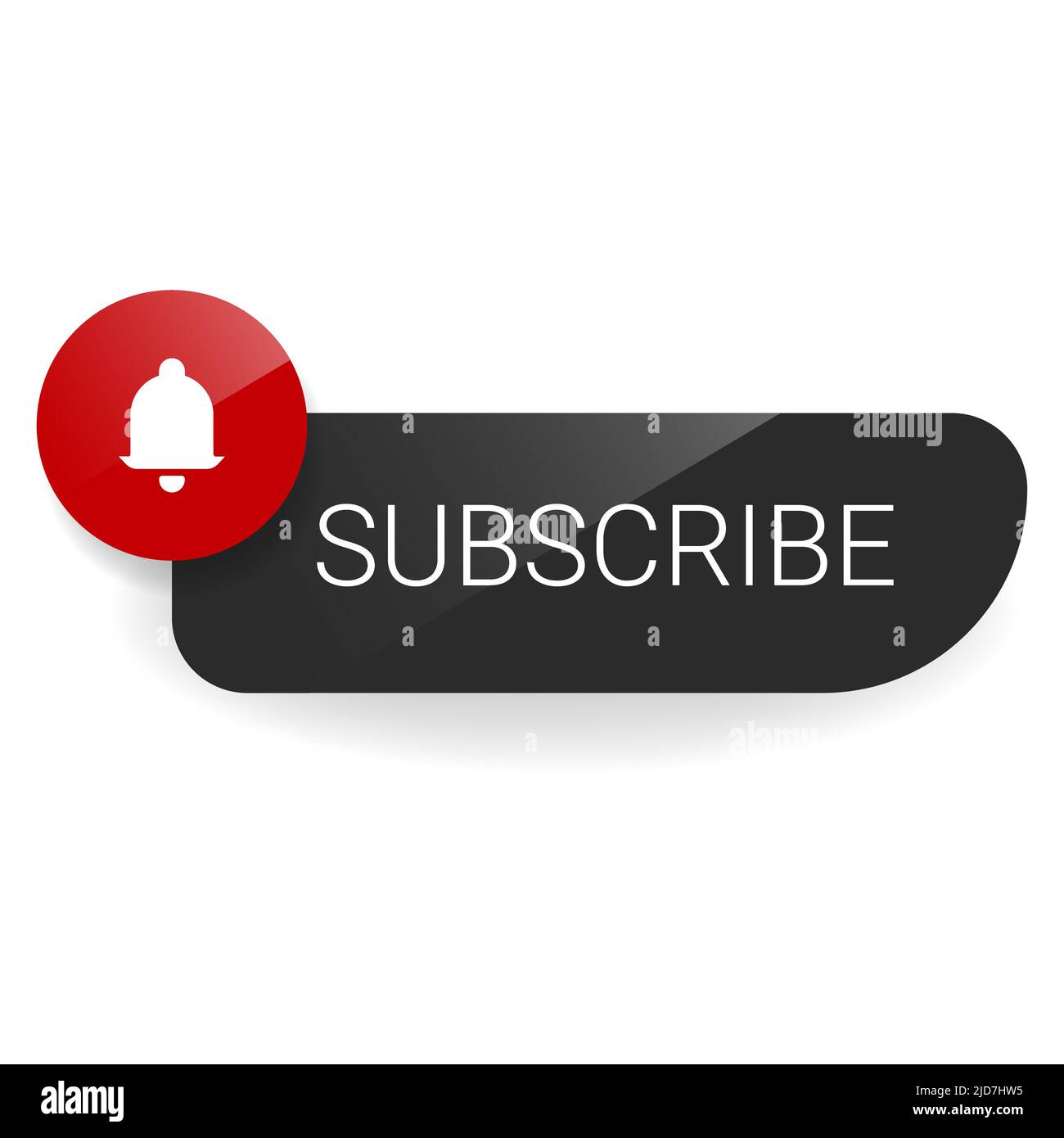 channel banner subscribe promotion Stock Vector Image & Art - Alamy