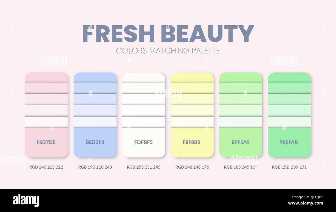 Color schemes ideas for Beauty concept. Color palettes are trends ...