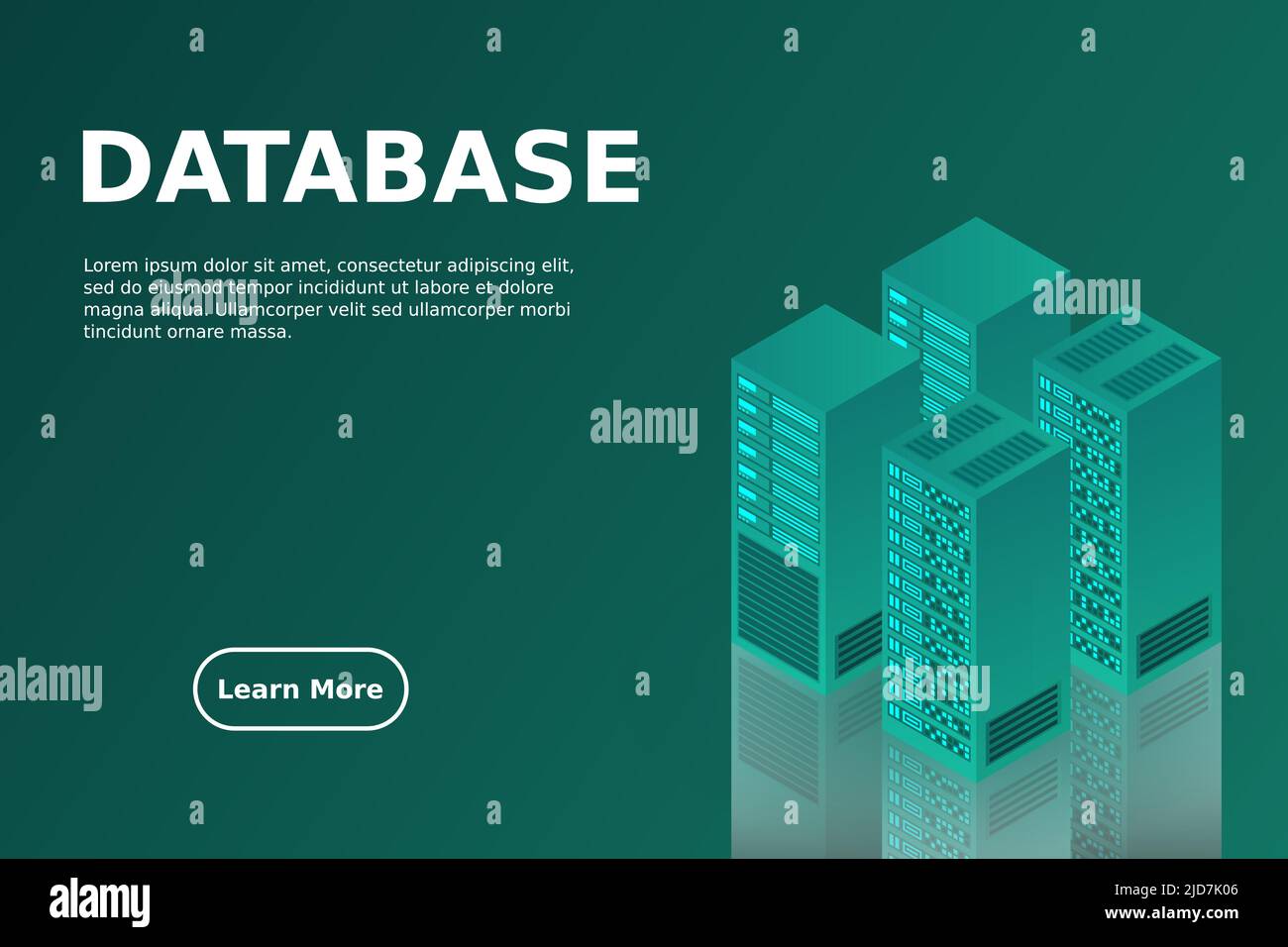 Server room isometric, Cloud storage data, Data center, Big data processing and computing ...
