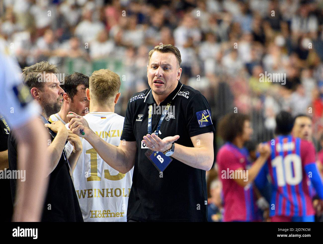coach Filip JICHA (KI) gesture, gesture, Handball Champions League ...