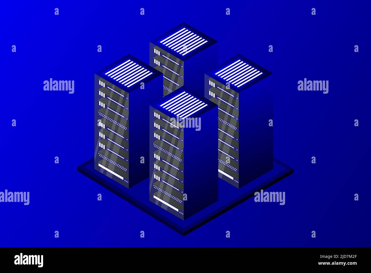 Mainframe, powered server, high technology concept, data center, cloud ...