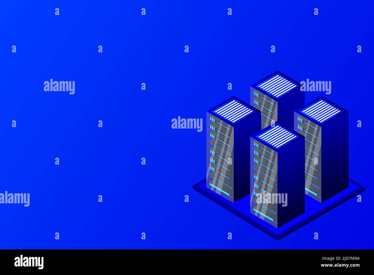 Mainframe, powered server, high technology concept, data center, cloud ...