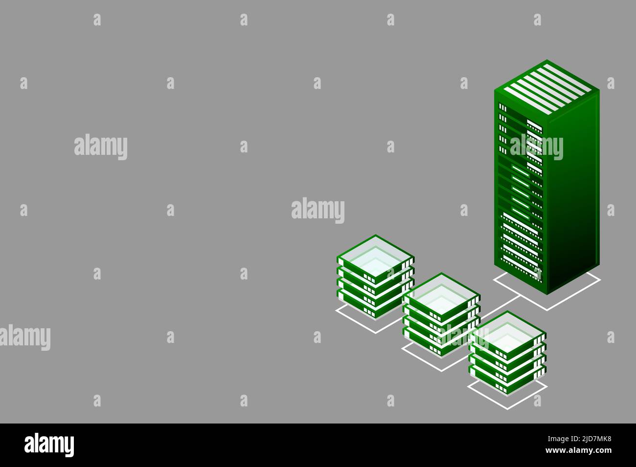 Mainframe, powered server, high technology concept, data center, cloud ...