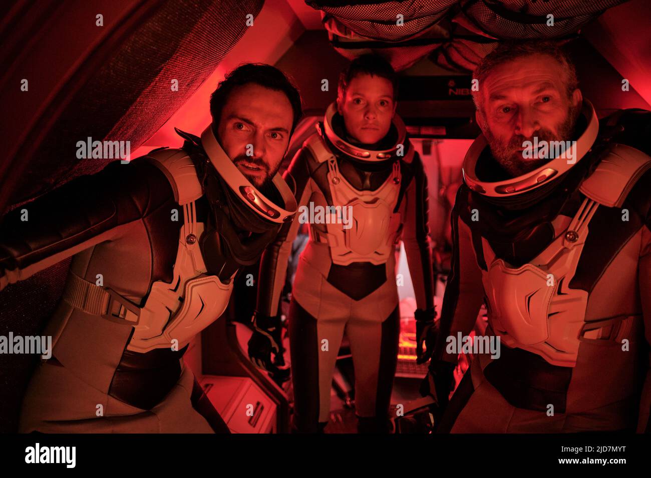 MARK IVANIR, GEORGE BLAGDEN and JULIA FRANZ RICHTER in RUBIKON (2022 ...