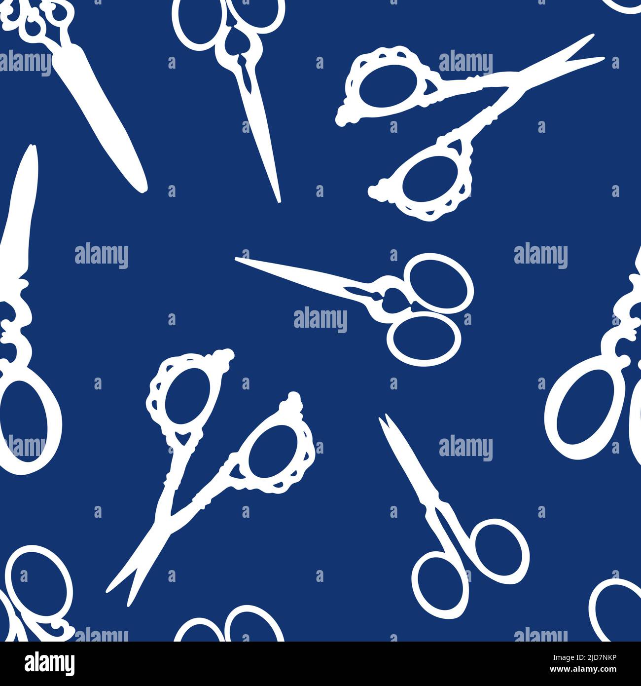 Doodle seamless scissors pattern for fabrics and linens and wrapping ...