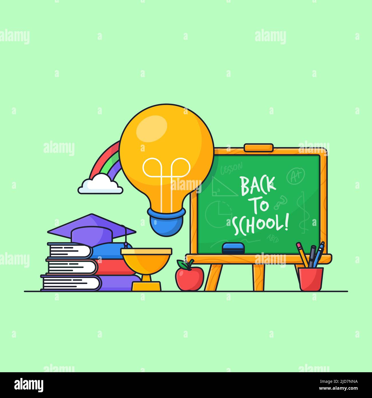 Visual learning student Stock Vector Images - Alamy