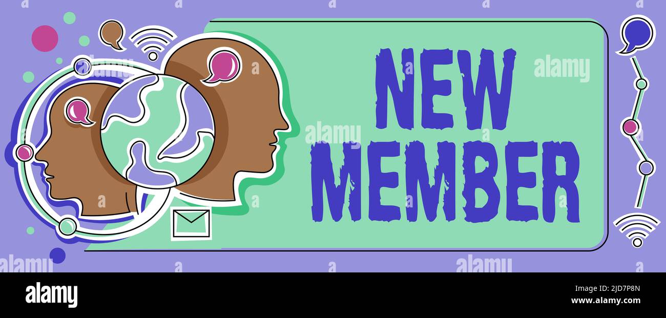 Handwriting text New Member. Business approach recruiting employee to ... Handwriting text New Member. Business approach recruiting employee to ...