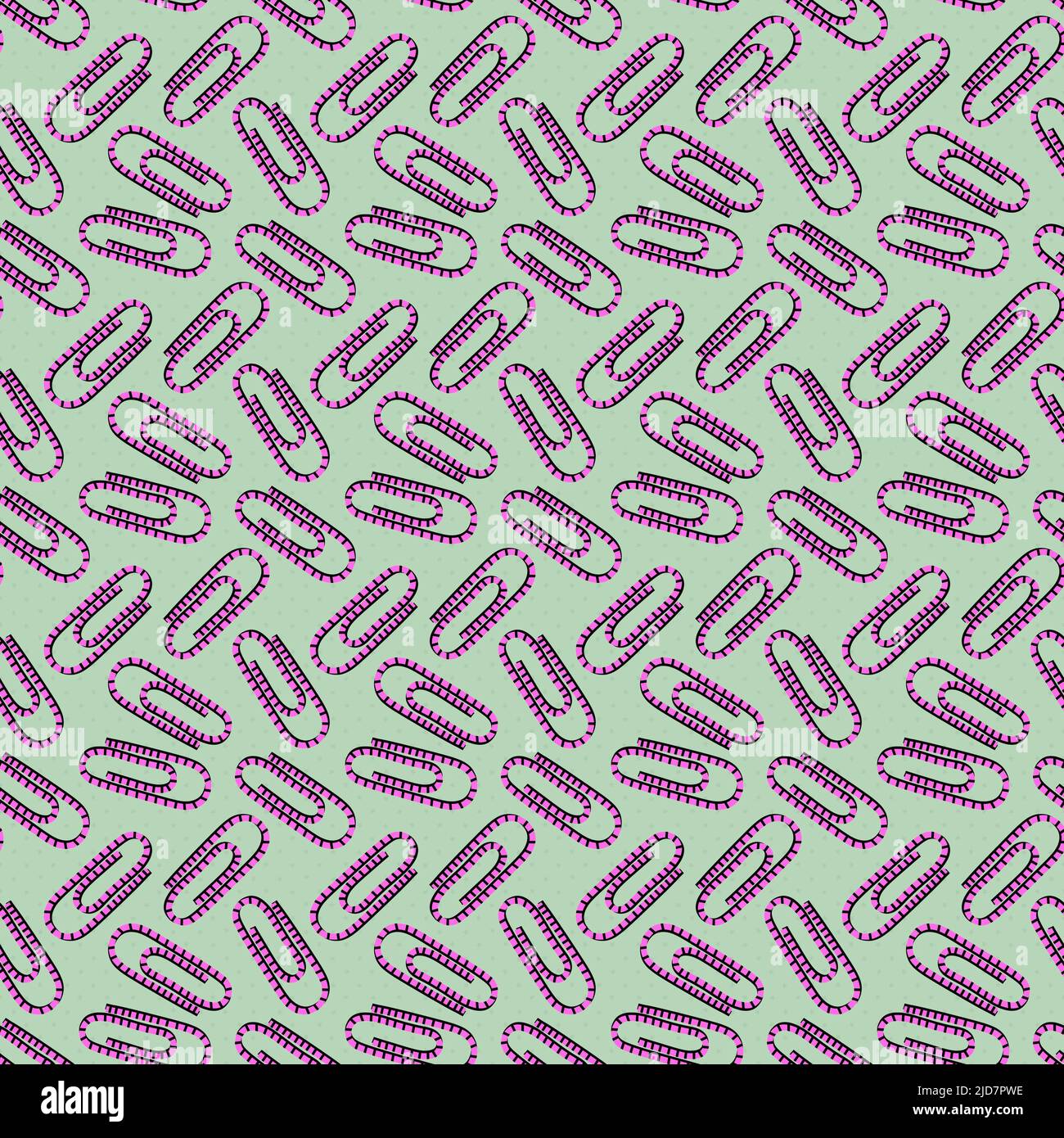 Seamless metallic clip pattern for kids and school and fabrics and ...