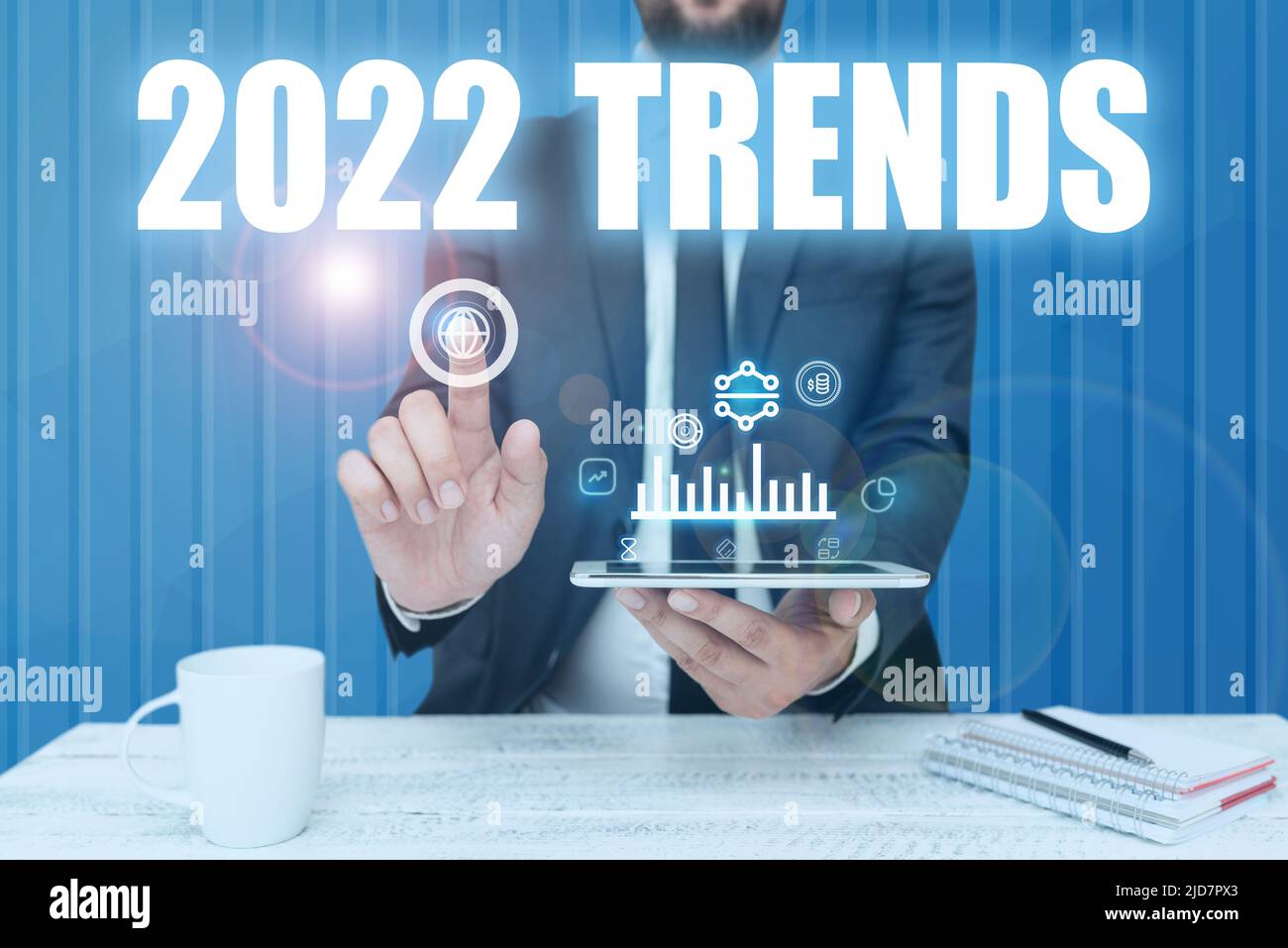 Inspiration showing sign 2022 Trends. Conceptual photo things that is ...