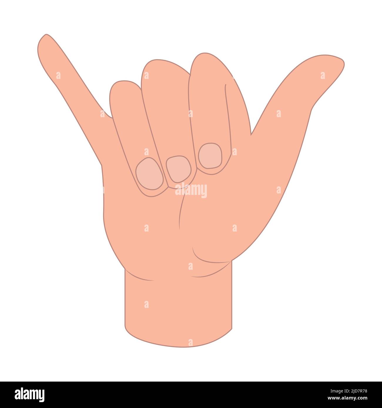 Gesture hand in form hi-res stock photography and images - Alamy