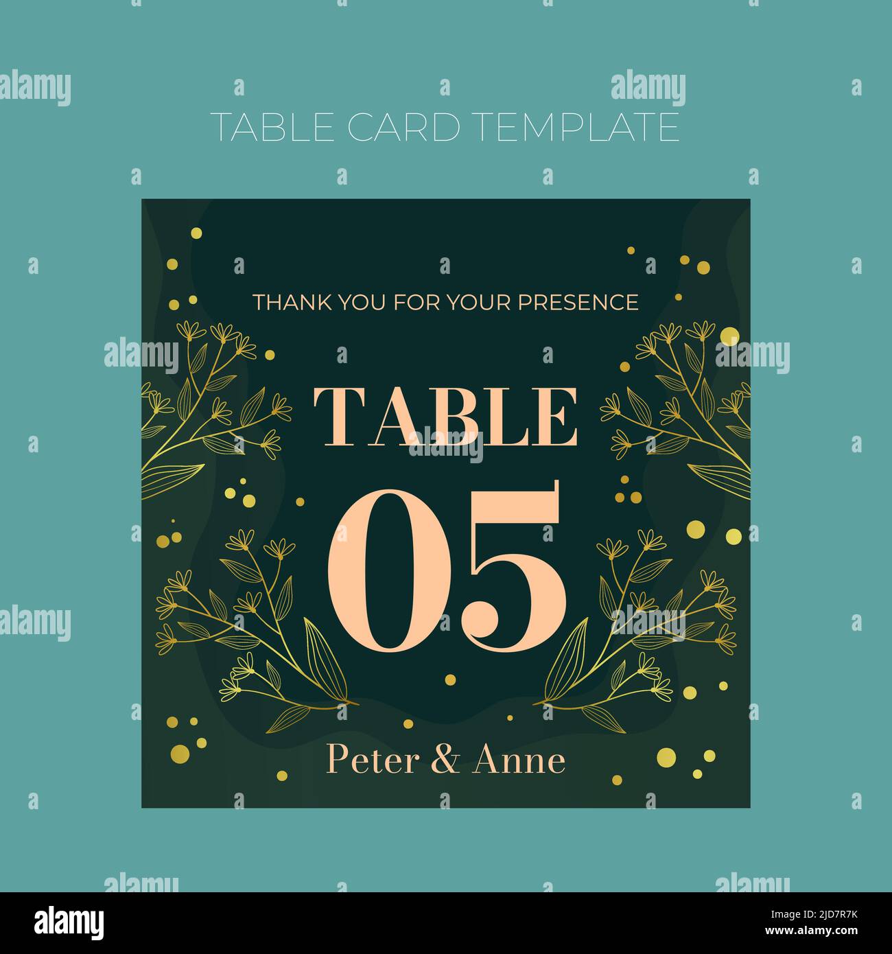 Wedding table decoration on Stock Vector Images - Alamy