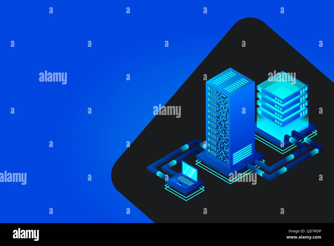 Transfer of user data to the server. Data hosting. Data flow. Data ...