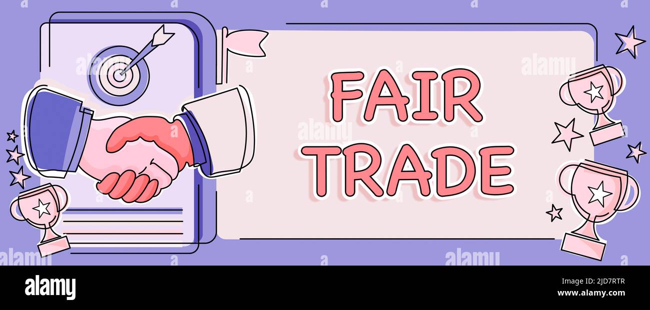 Conceptual display Fair Trade. Business approach Small increase by a ...