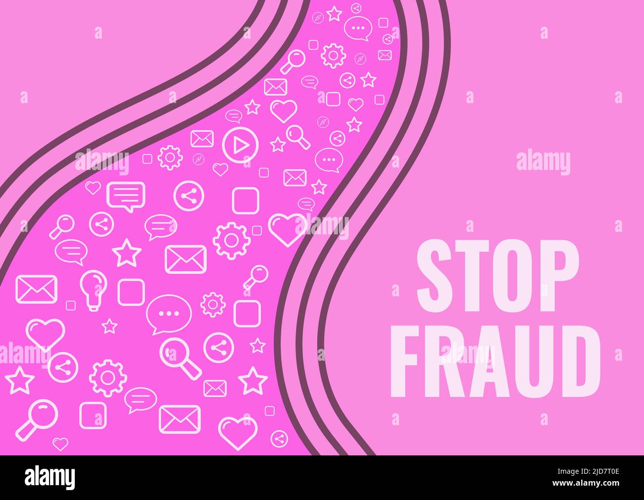 Text sign showing Stop Fraud. Internet Concept campaign advices showing ...