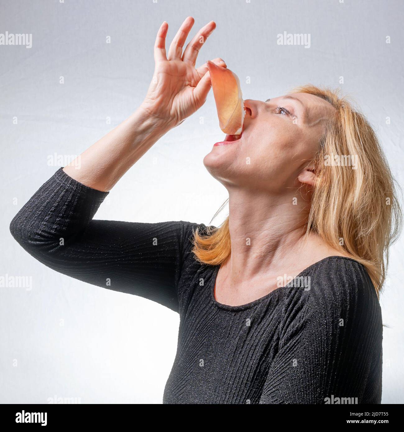 Greedy mouth hi-res stock photography and images - Alamy