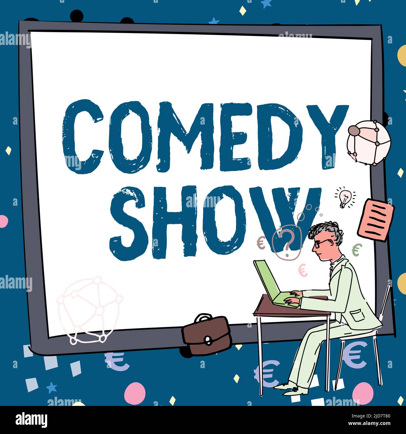 Inspiration showing sign Comedy Show. Internet Concept Funny program ...