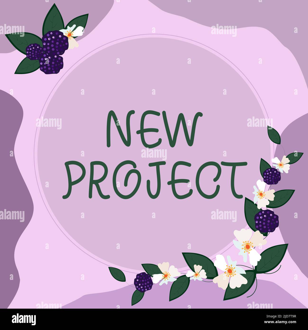 Sign displaying New Project. Business idea individual enterprise that ...