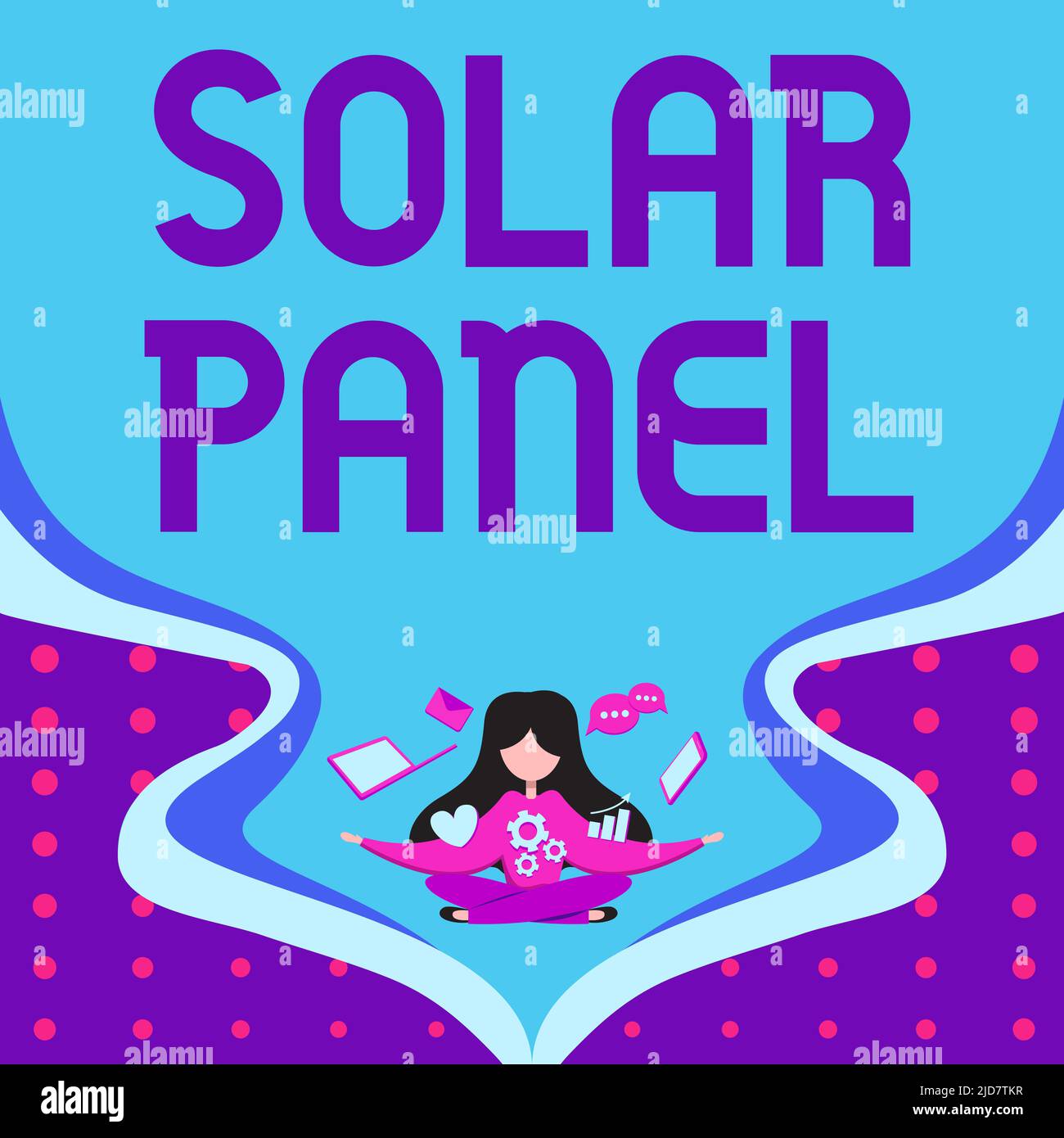 Hand writing sign Solar Panel. Business idea designed to absorb suns rays source of energy ...