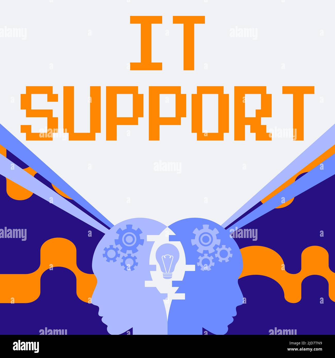 Text showing inspiration It Support. Business concept Lending help ...