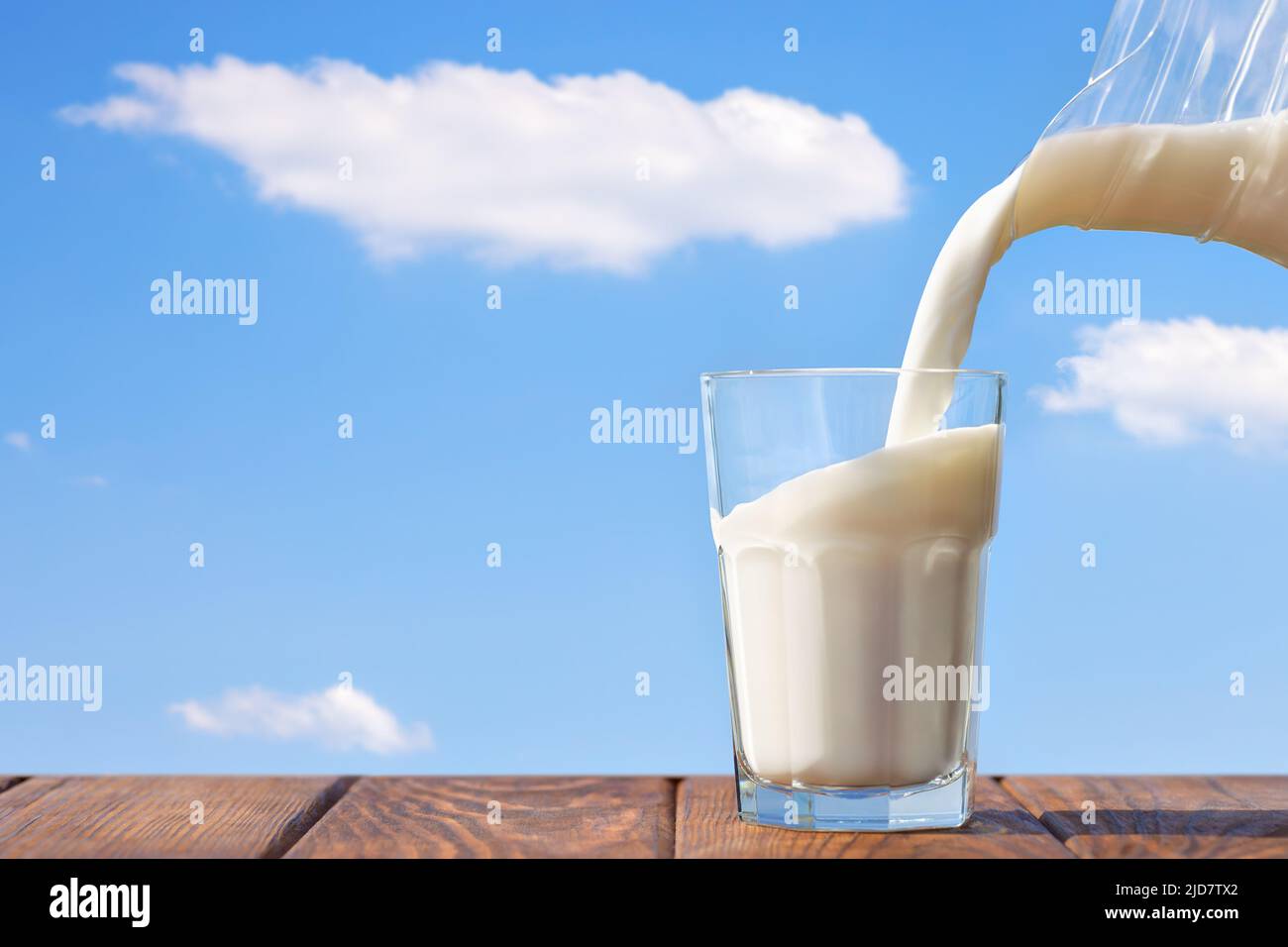 Milk table outdoor hi-res stock photography and images - Alamy