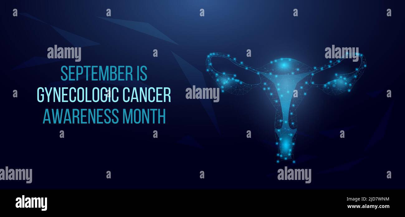 Gynecologic Cancer Awareness Month concept. Banner template with ...