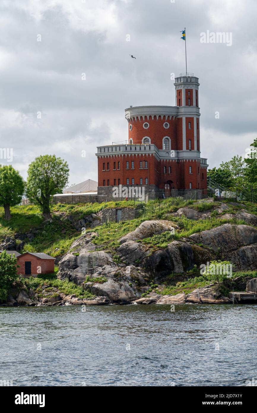 The beautiful historical Kastellet citadel on the islet Kastellholmen ...