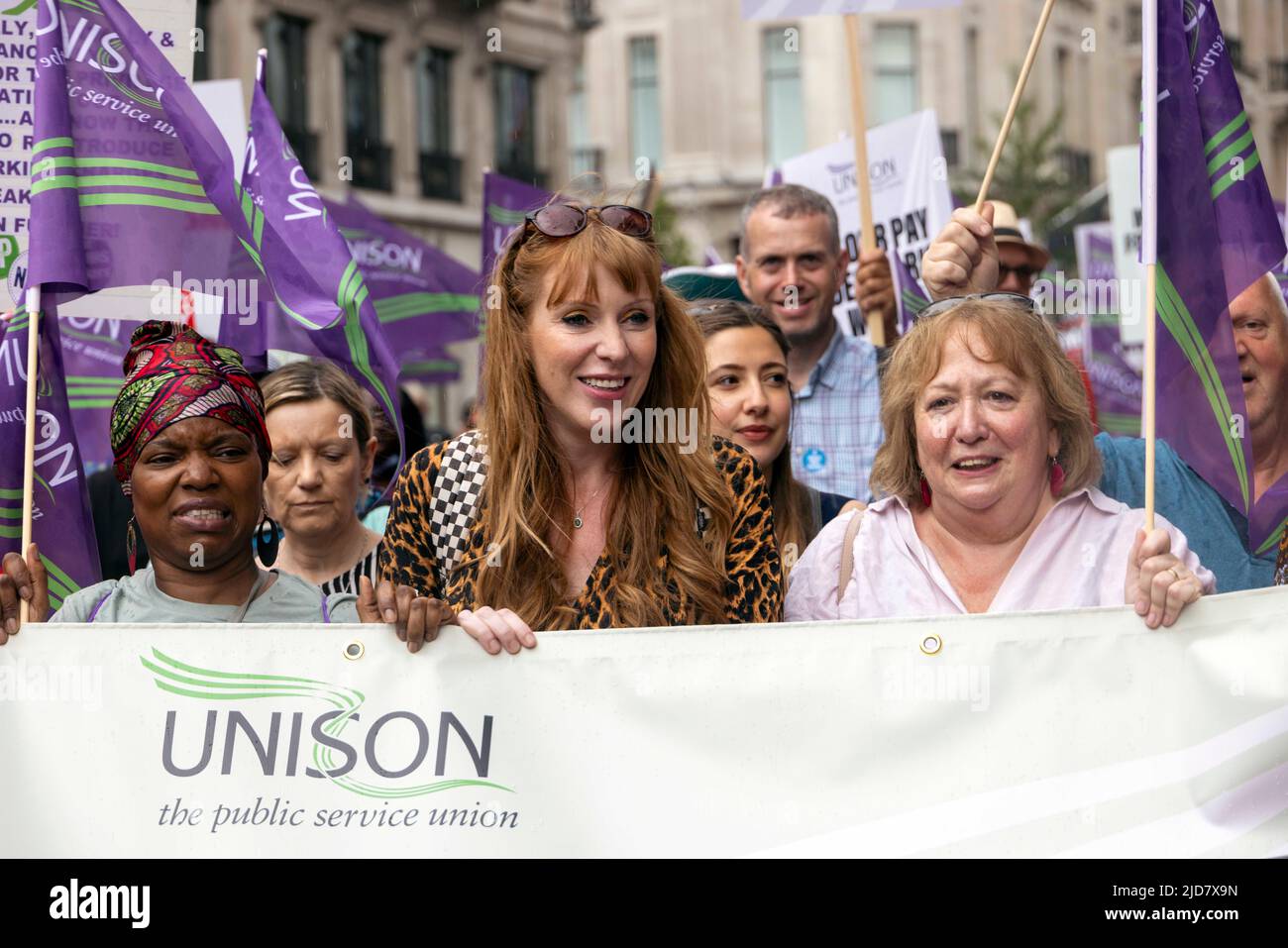 TUC march 2022 London Stock Photo - Alamy