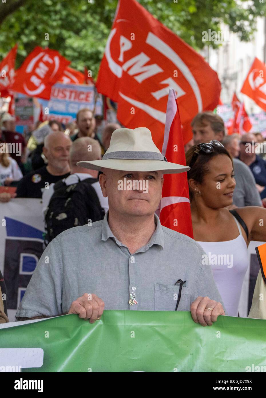 TUC march 2022 London Stock Photo - Alamy