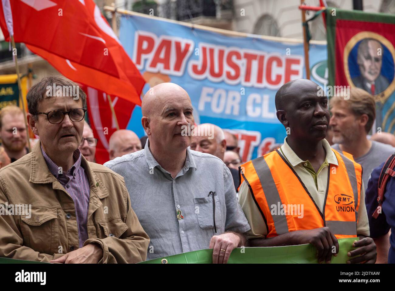 TUC march 2022 London Stock Photo - Alamy