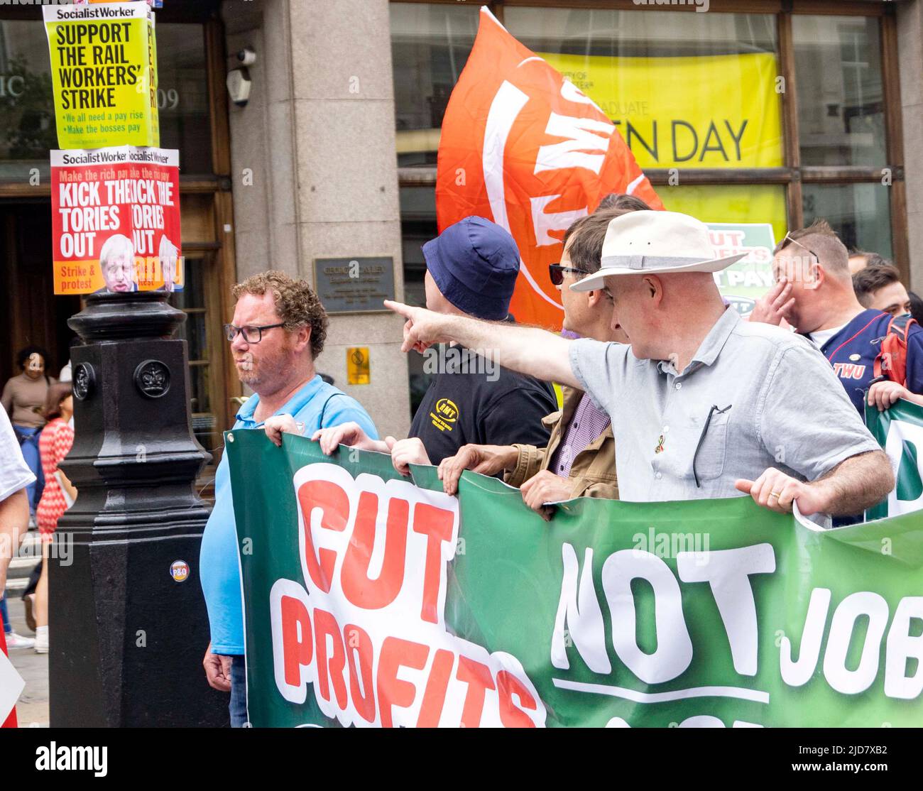 TUC march 2022 London Stock Photo - Alamy