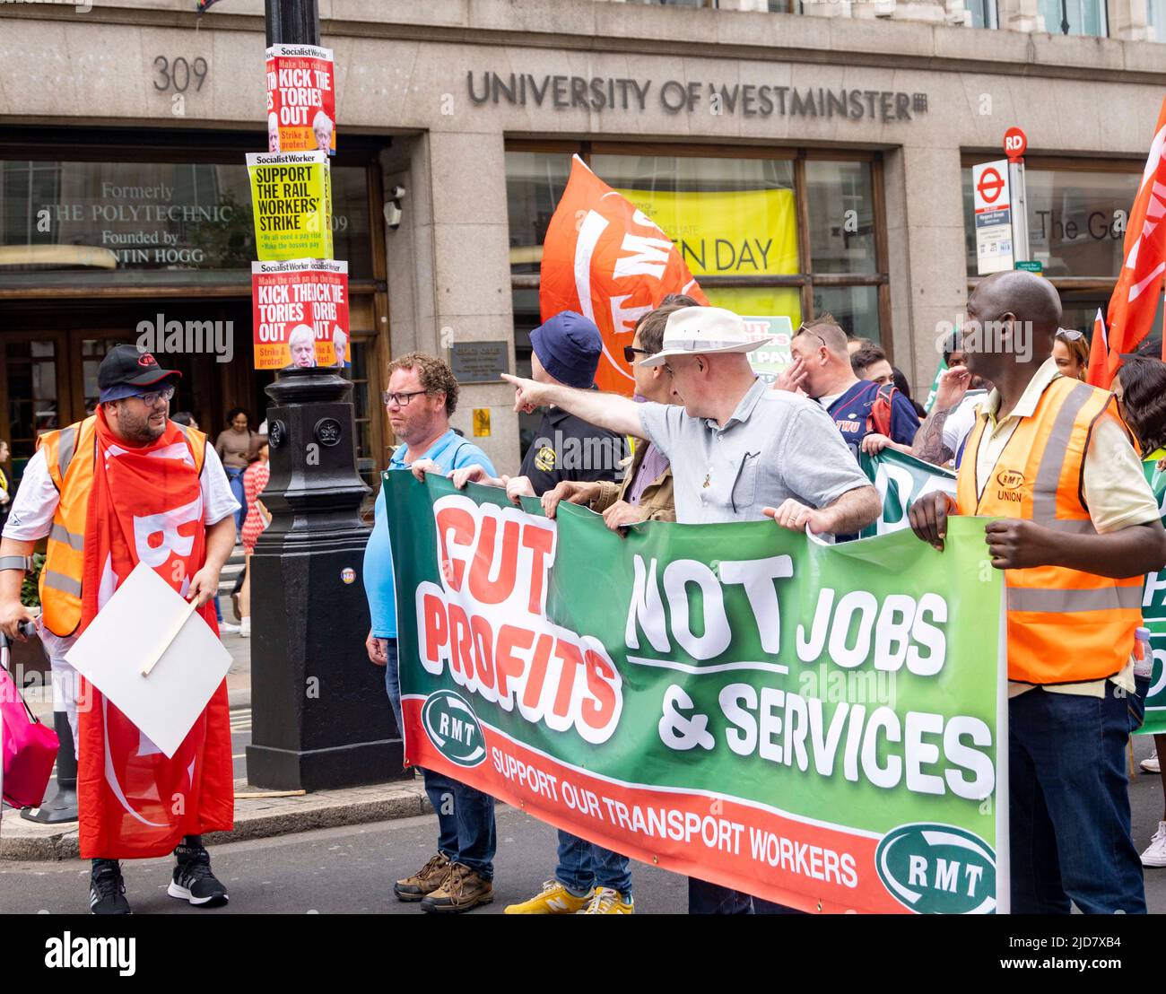 TUC march 2022 London Stock Photo - Alamy