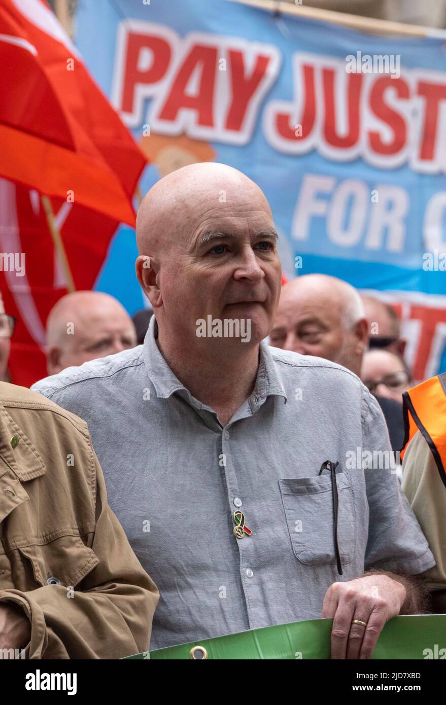 TUC march 2022 London Stock Photo - Alamy