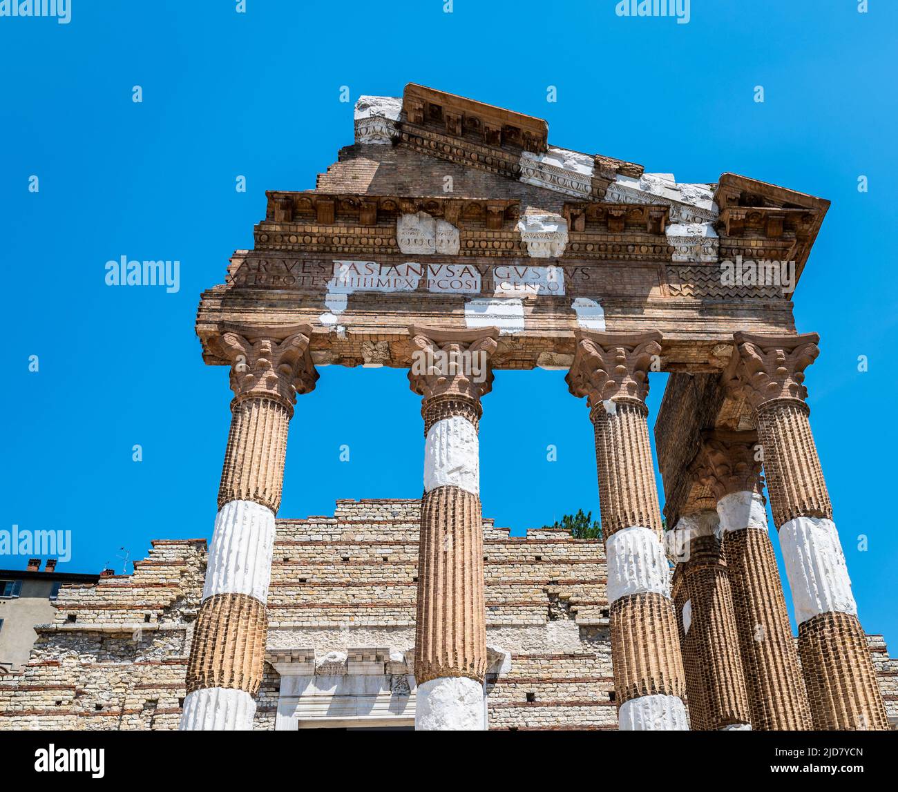 The Capitolium of Brixia or the Temple of the Capitoline Triad in ...