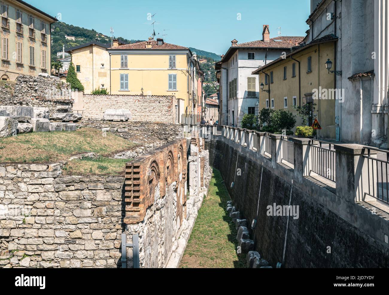 Roman brixian's theatre built tothe east of the capitolium and linked ...