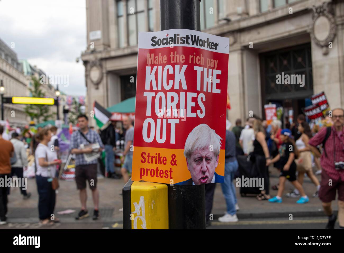 TUC march 2022 London Stock Photo - Alamy