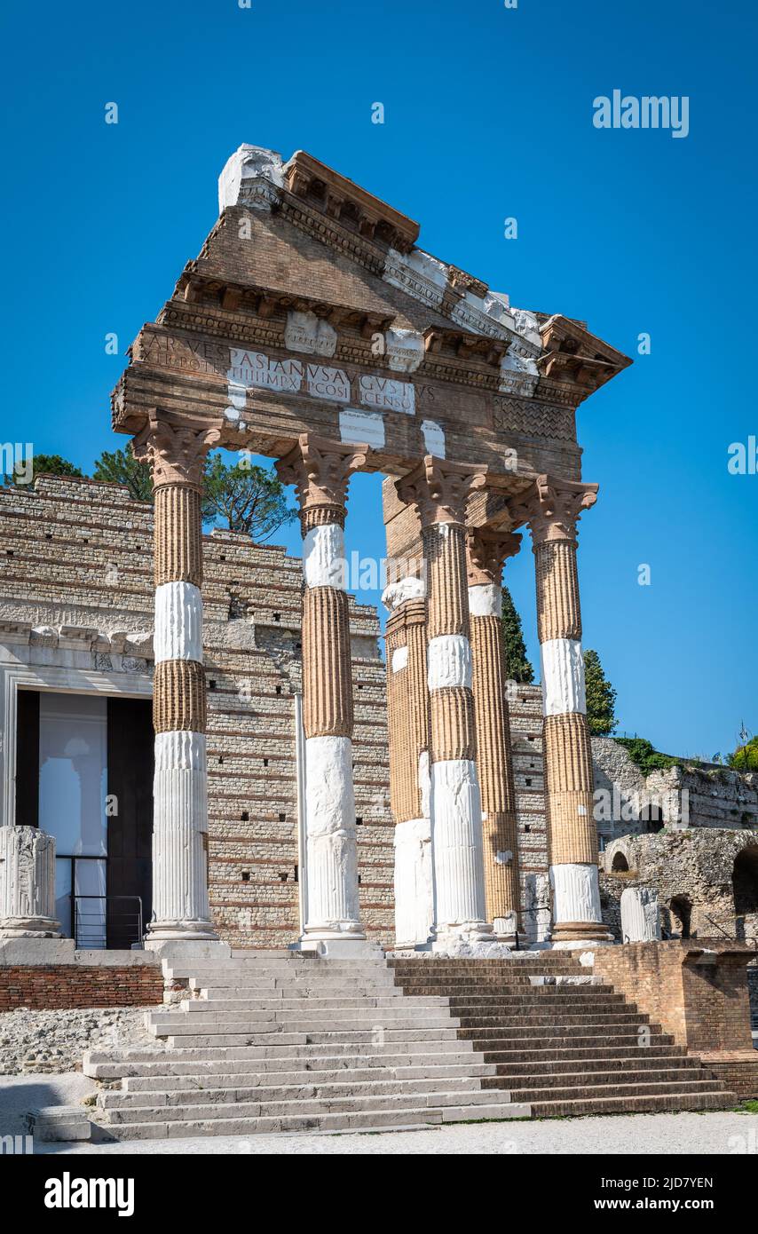 The Capitolium of Brixia or the Temple of the Capitoline Triad in ...