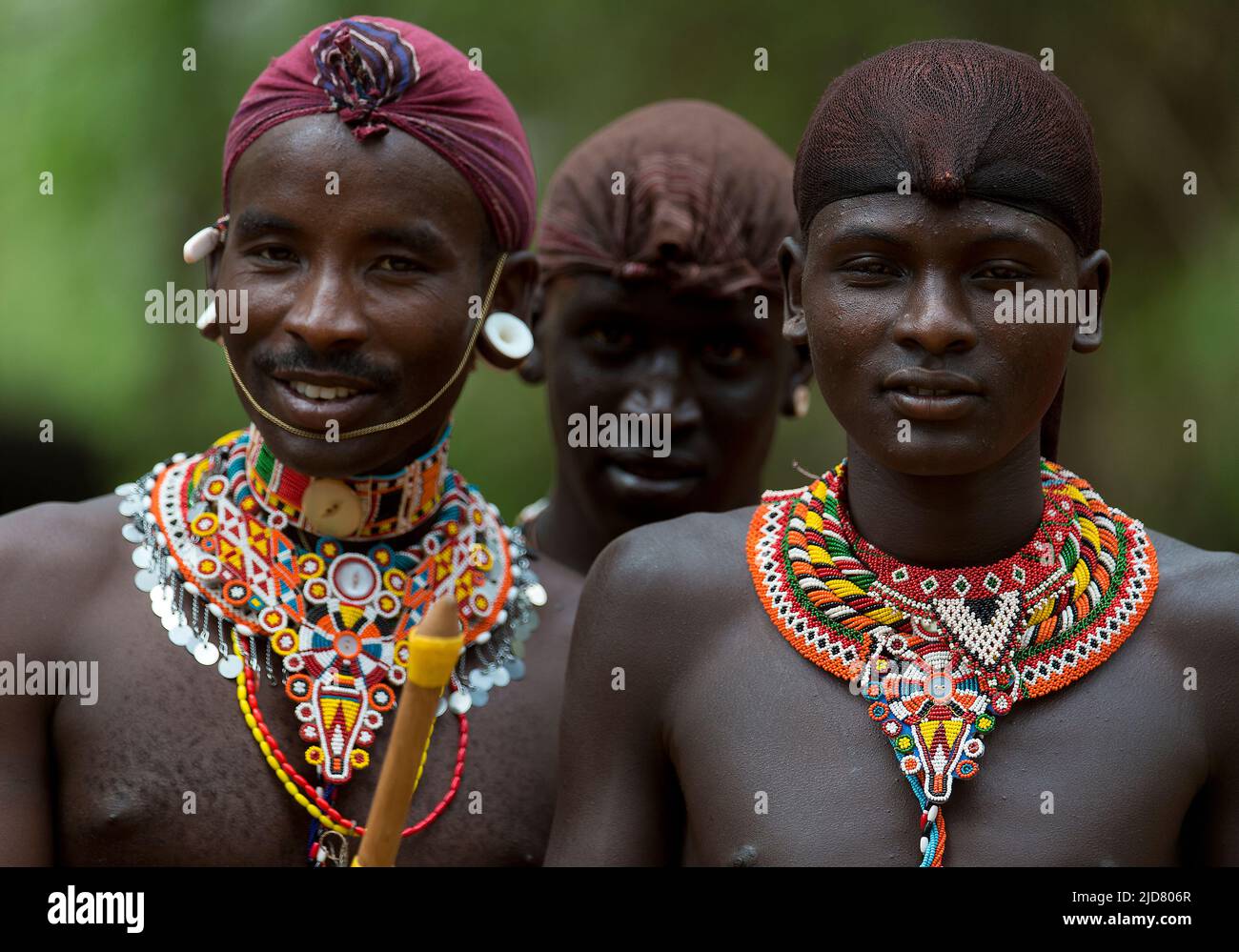 Men from the Samburu tribe, Kenya Stock Photo - Alamy