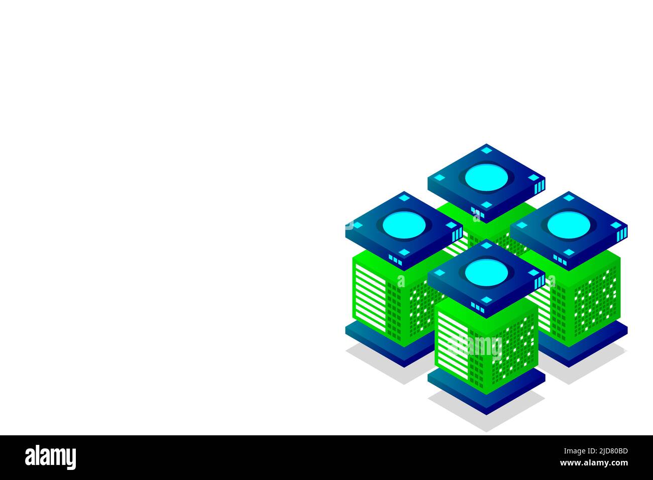 Concept of big data processing energy station of future server room ...