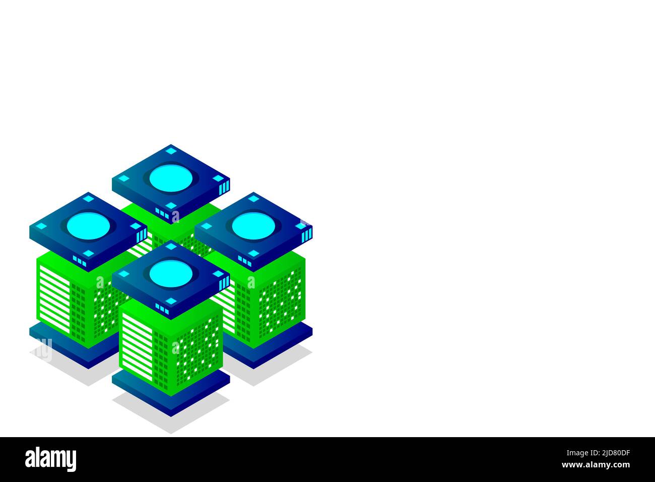 Concept of big data processing energy station of future server room ... Concept of big data processing energy station of future server room ...