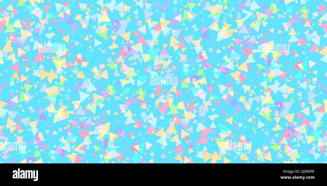 Abstract seamless pattern of bright equilateral triangles randomly ...