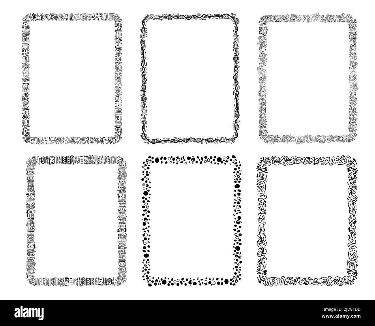 Square Objects Clipart Black And White