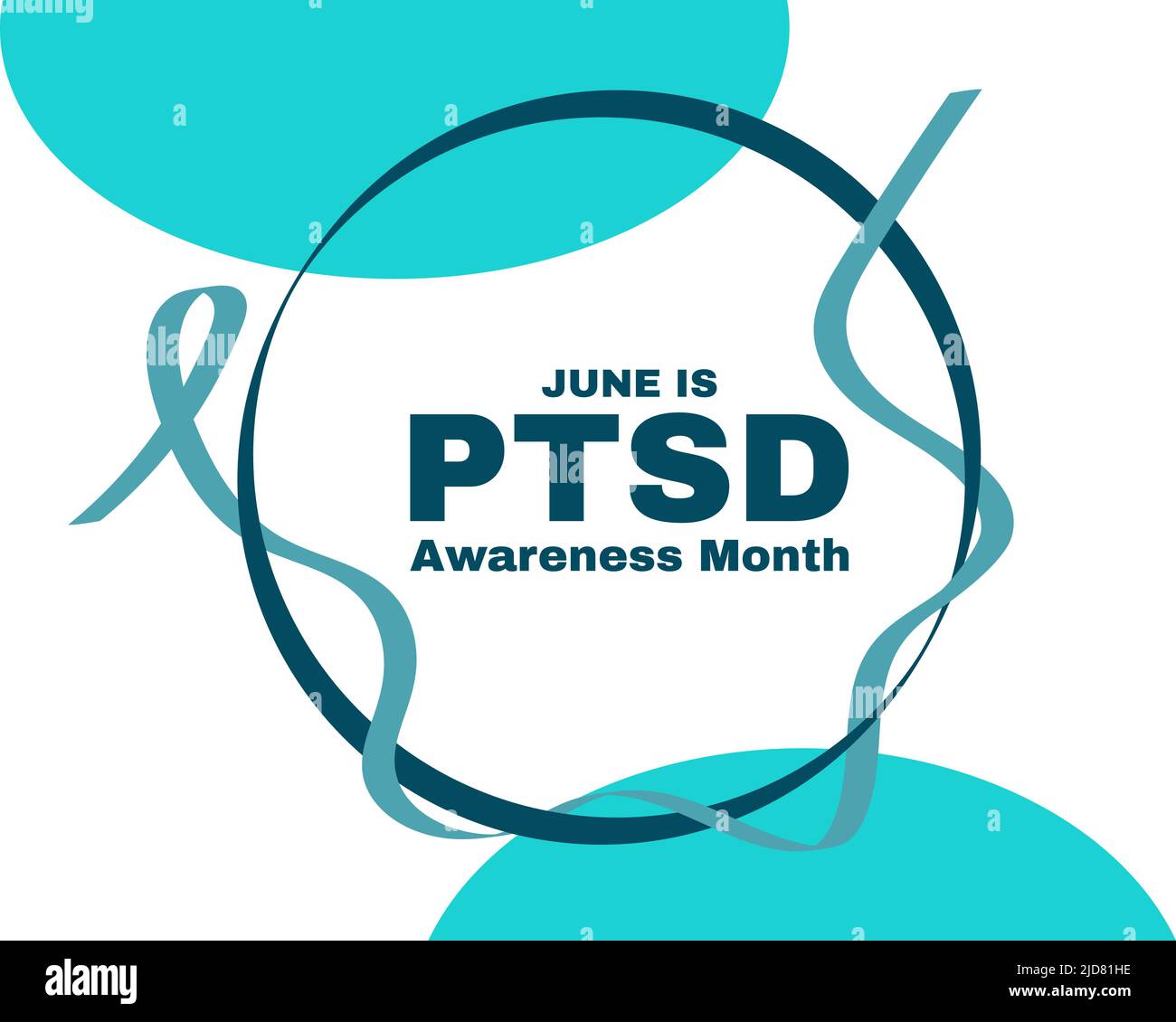 Post-Traumatic Stress Disorder Awareness Month concept. PTSD banner ...