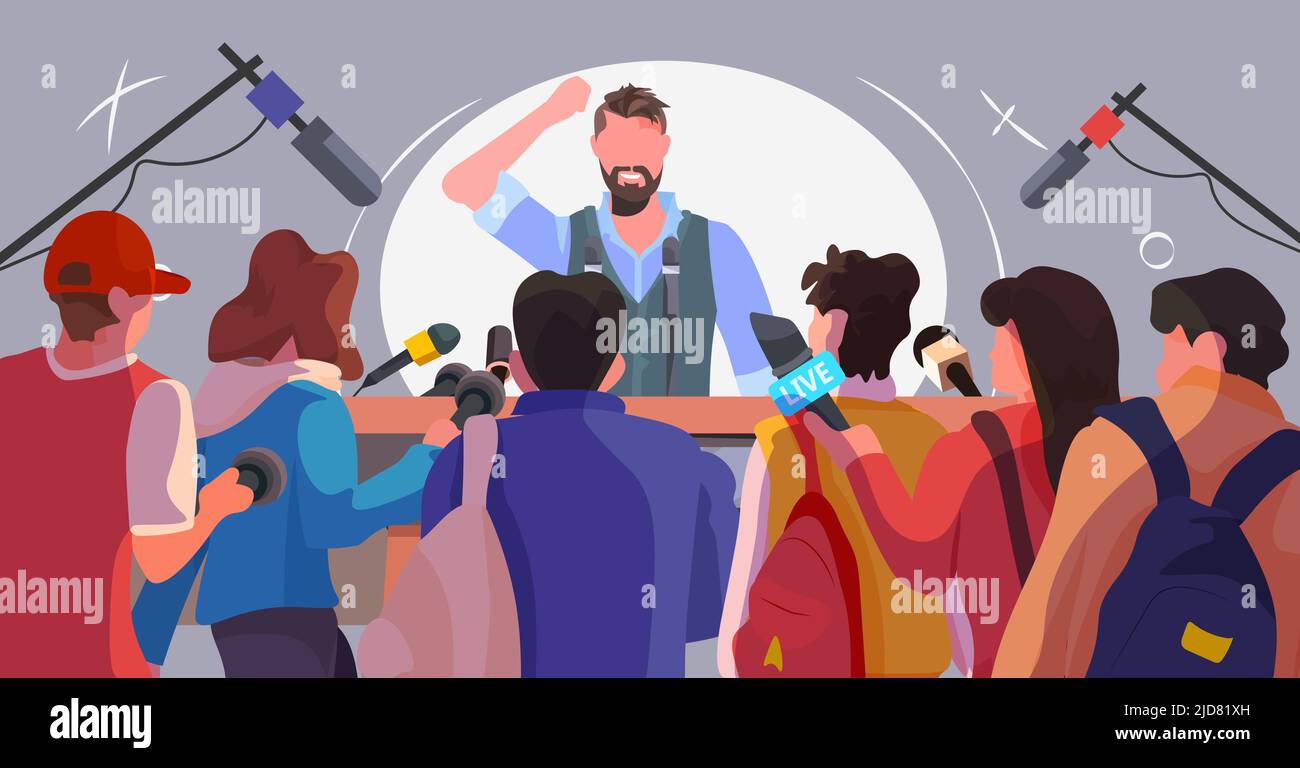 Girl giving speech hi-res stock photography and images - Alamy