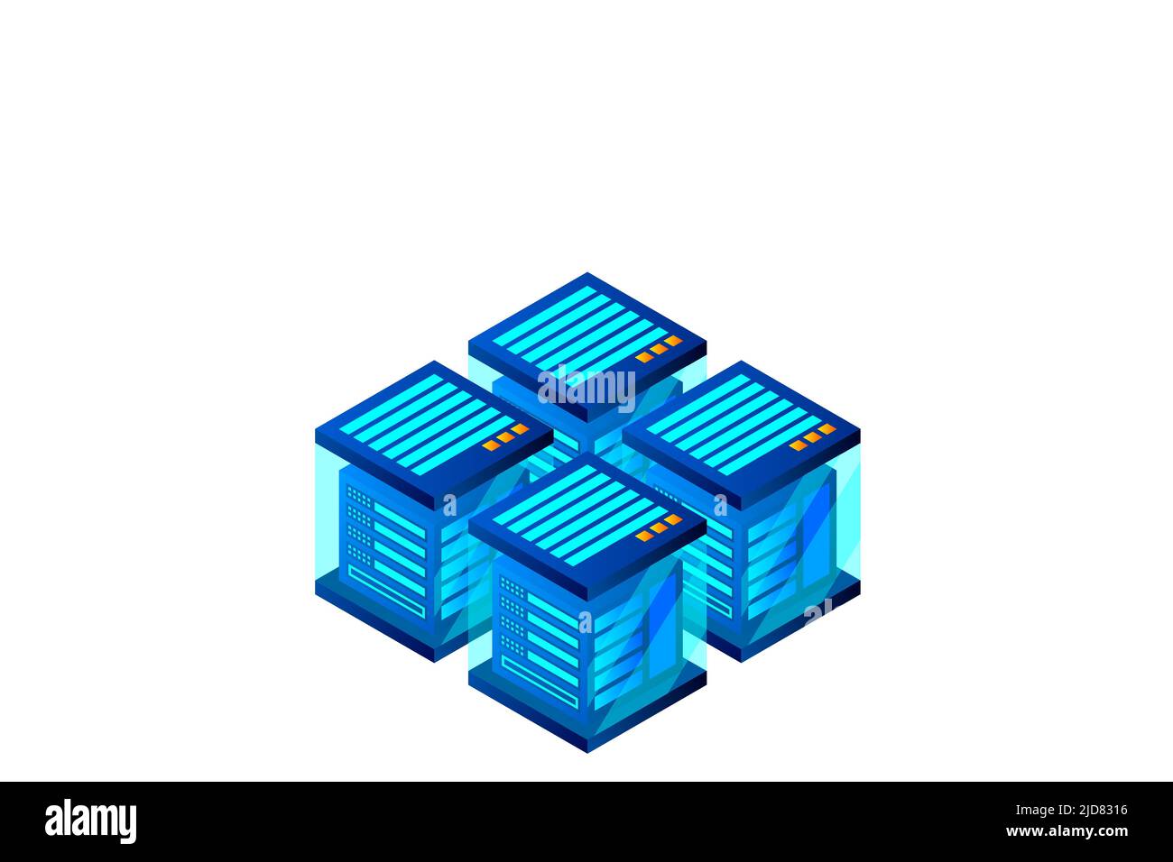 Concept of big data processing energy station of future server room ...