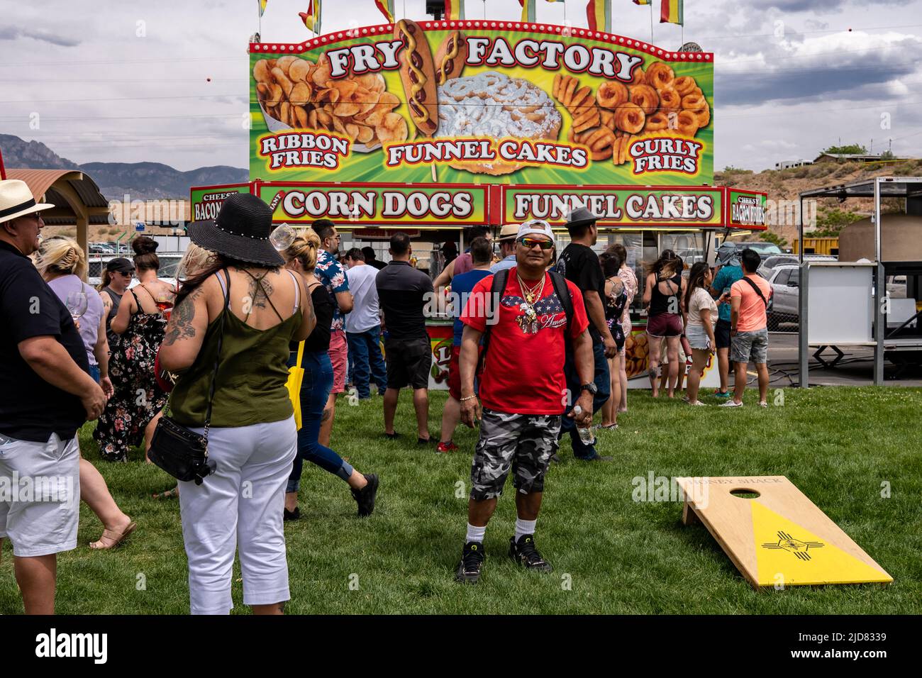 2022 New Mexico Wine Festival at the Balloon Fiesta Park Stock Photo ...