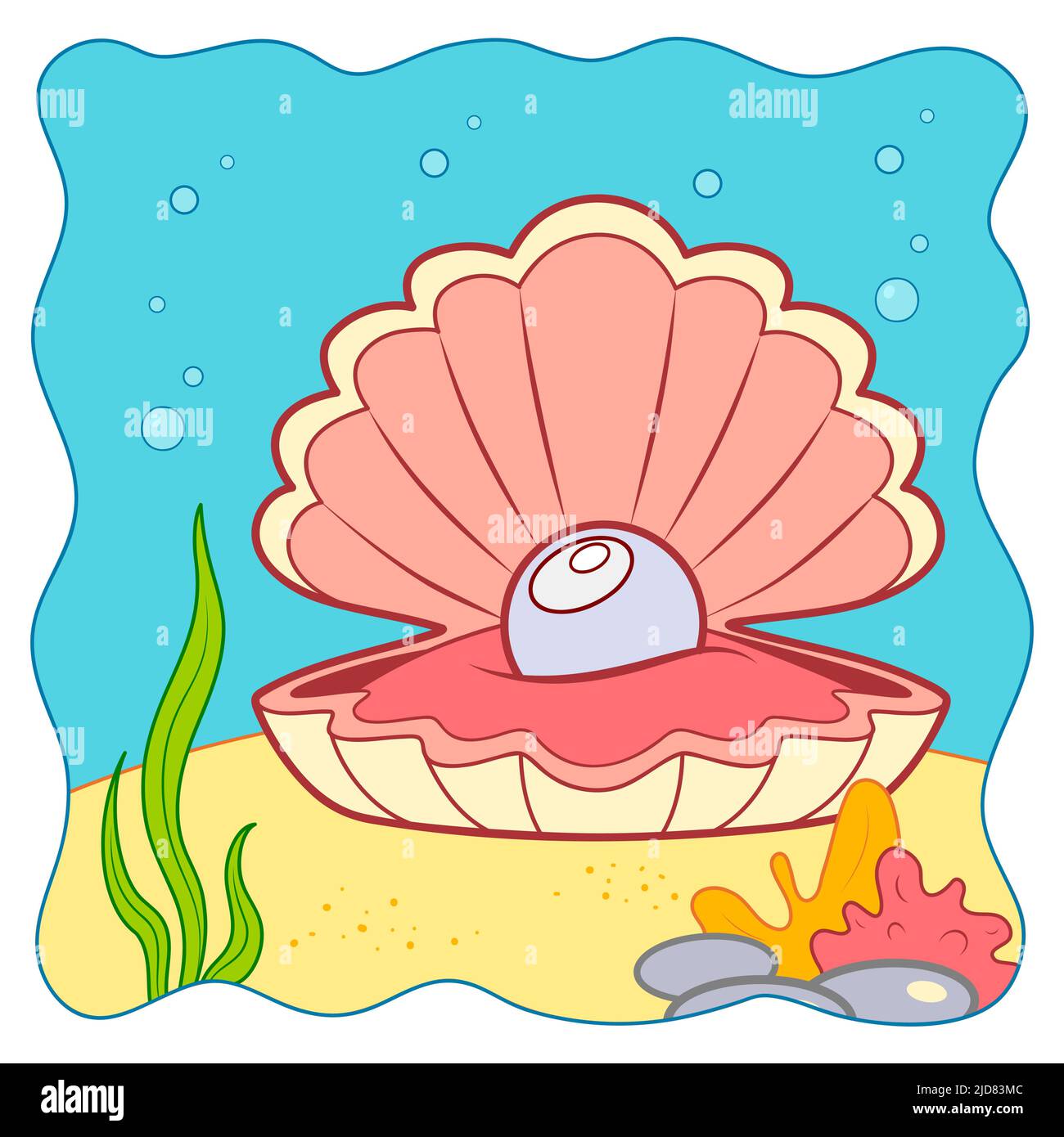 Cartoon shell hi-res stock photography and images - Alamy