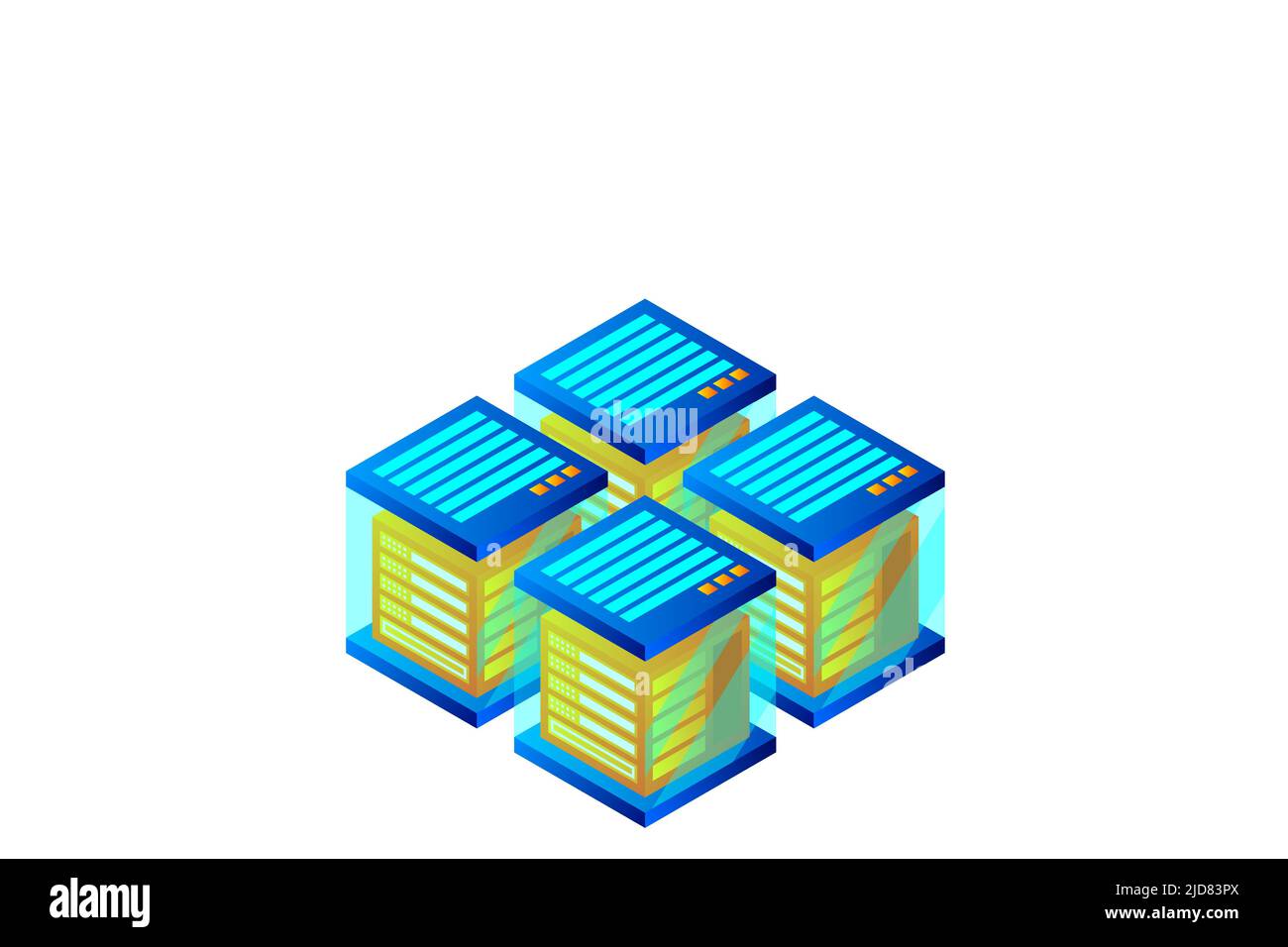 Concept of big data processing energy station of future server room ... Concept of big data processing energy station of future server room ...