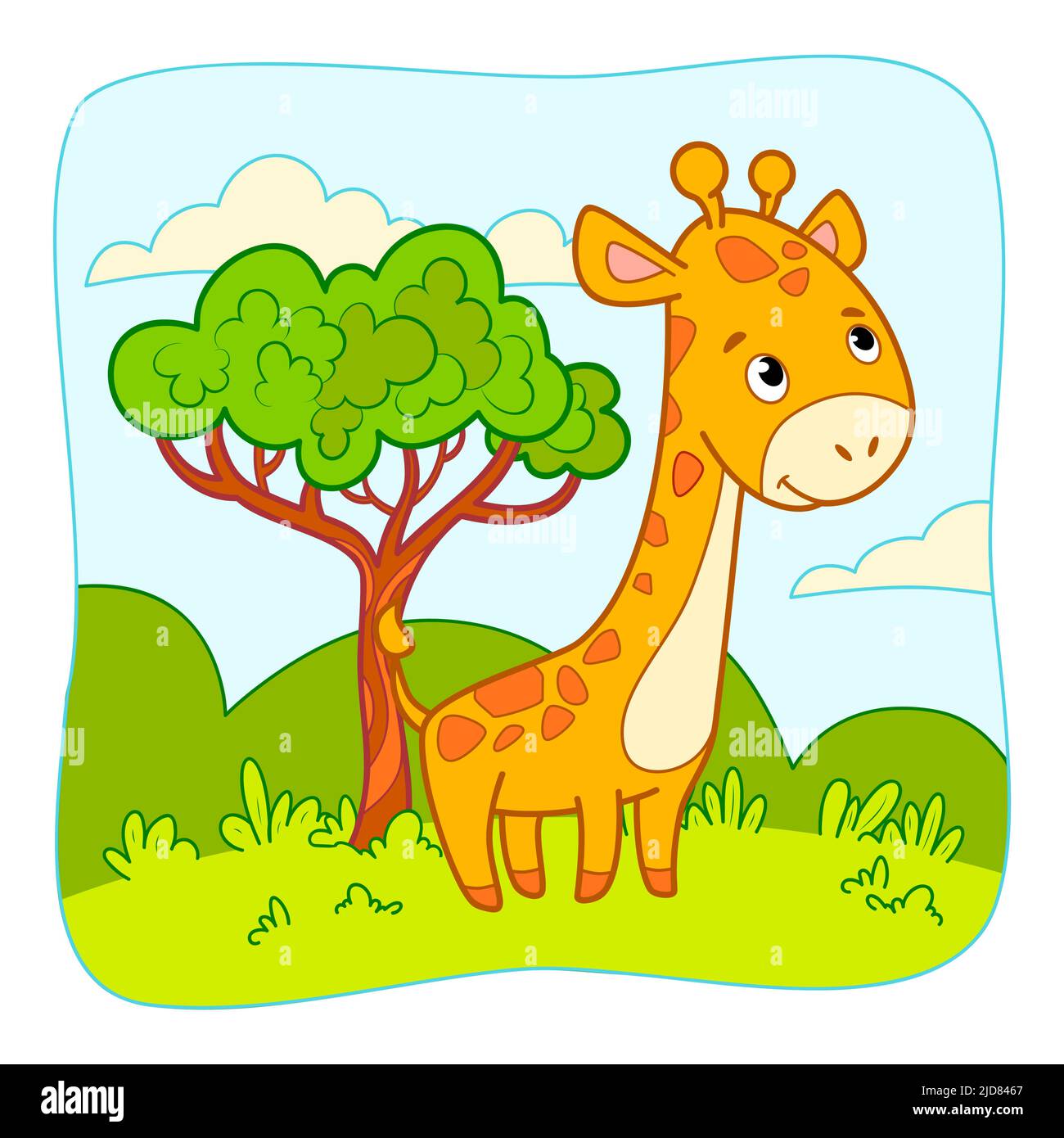 Giraffe Clip Art 10 Cartoon Giraffe Clipart, Baby Giraf, Afdrukbare