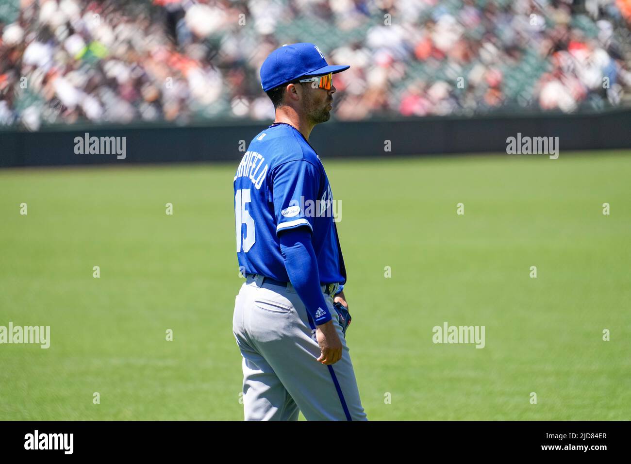 Kansas City Royal Infielder Whit Merrifield (15)during an MLB game between Kansas City Royals ...