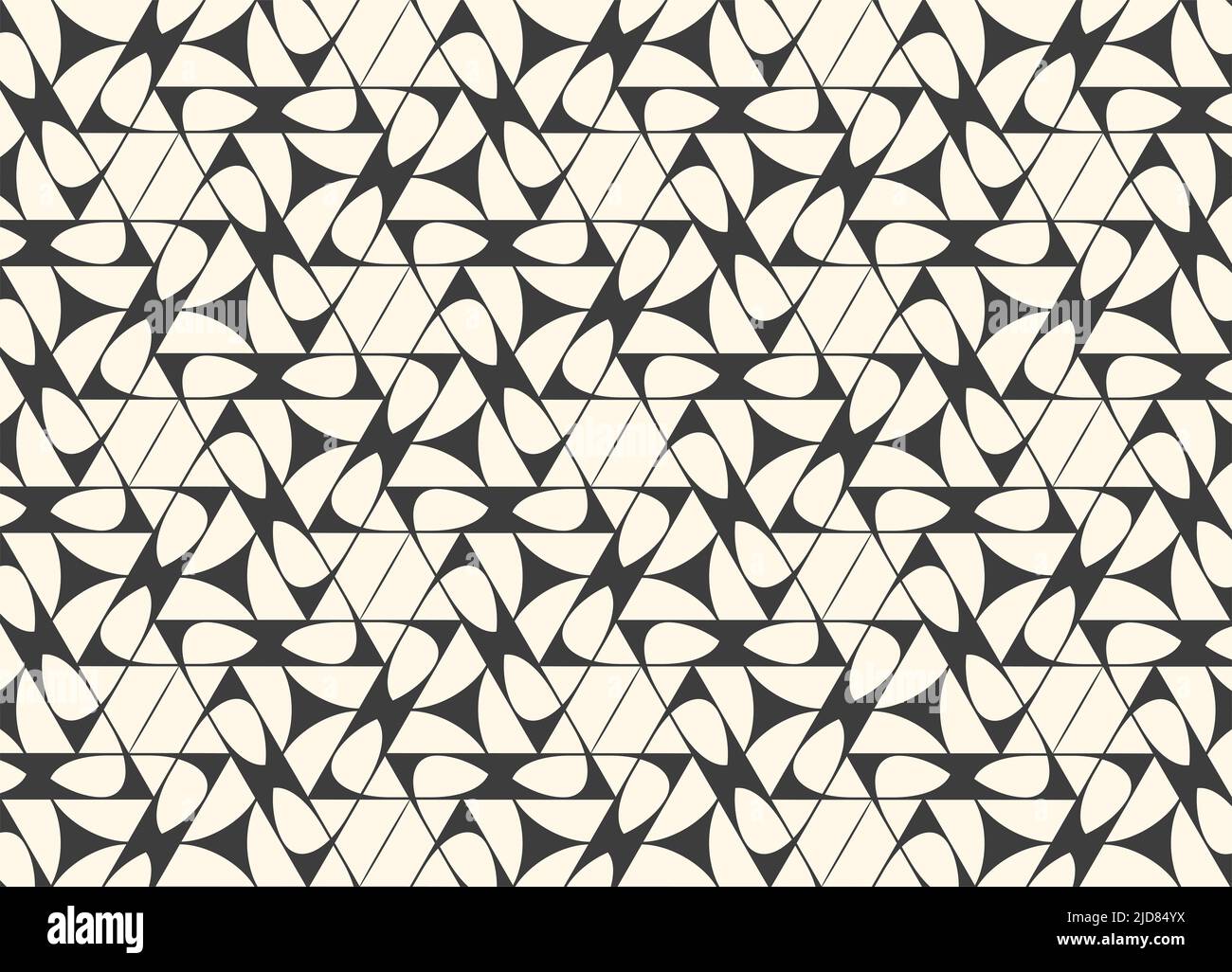 abstract beige black triangle pattern, geometric circular texture ...